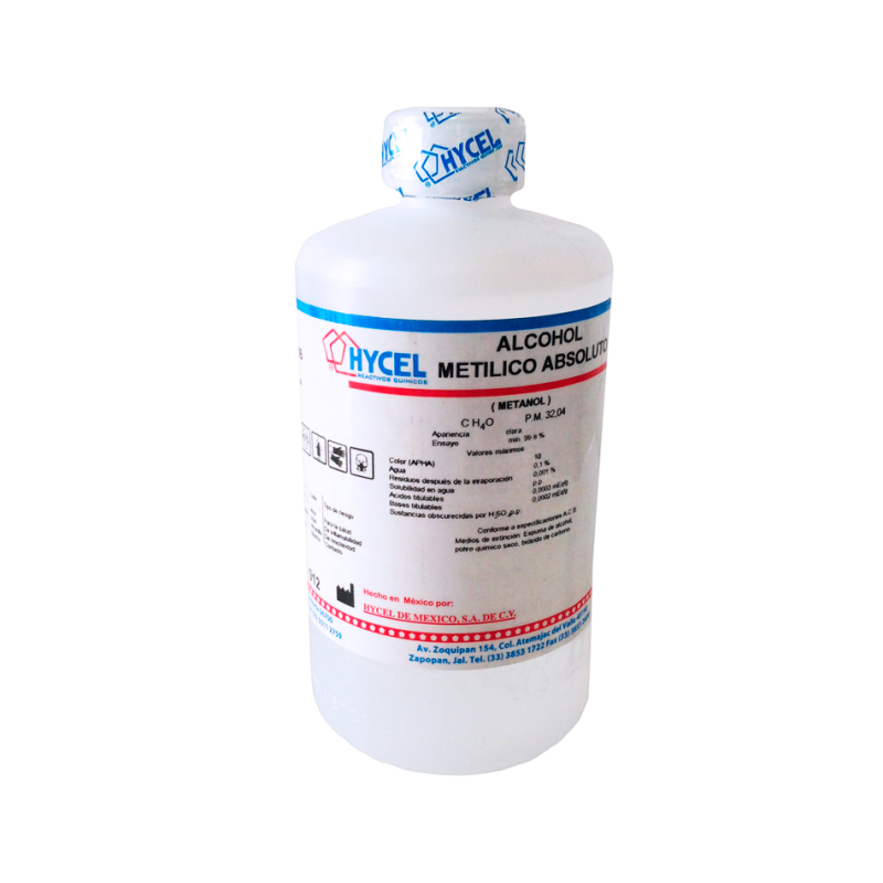 Alcohol Metílico Absoluto (Metanol) 1000 ml – Dimarlab S.A. de C.V.